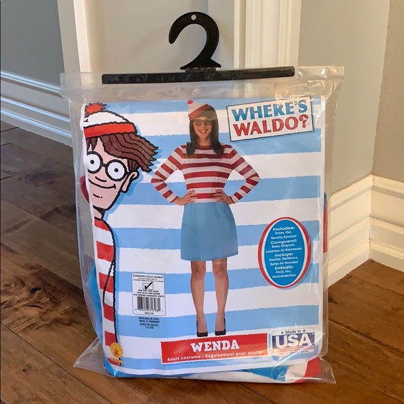 Other | Adult Wheres Waldo Wenda Costume | Poshmark